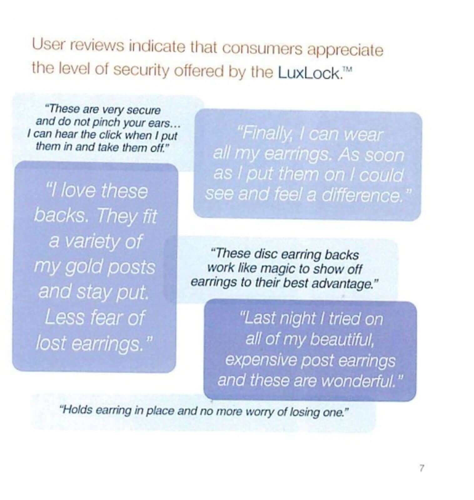 JewelMore LuxLock Secure Earring Back - 14k Yellow Gold (Patent ...